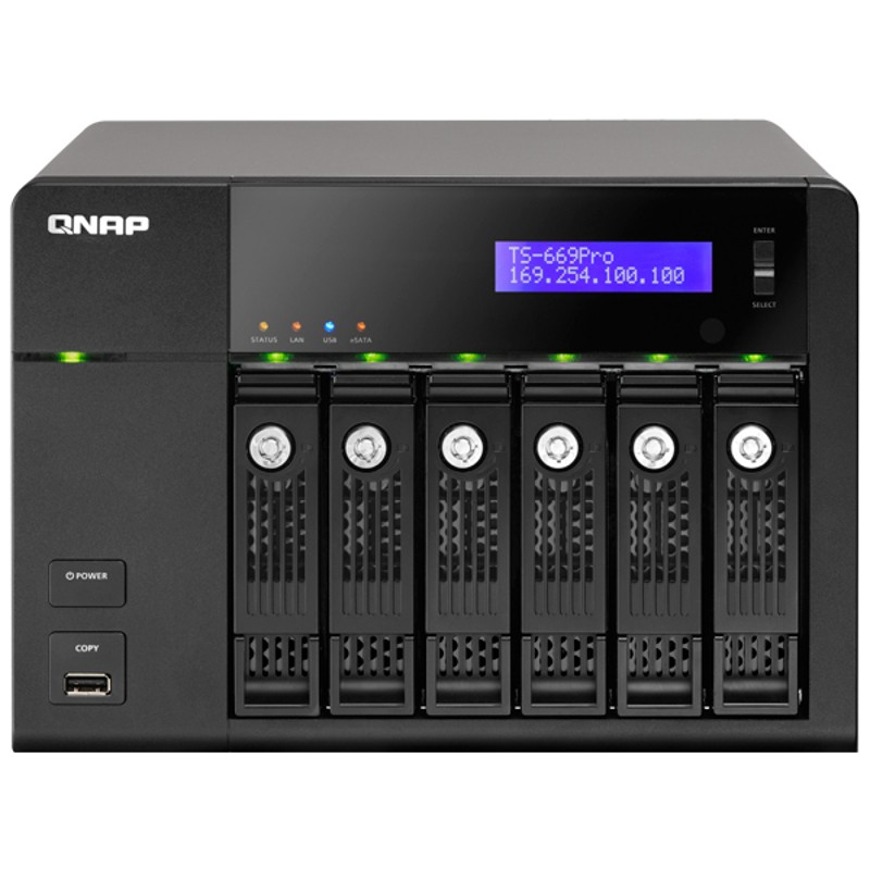 Storage NAS 6 Baias para HD Qnap TS-669 Pro - Cinco TI