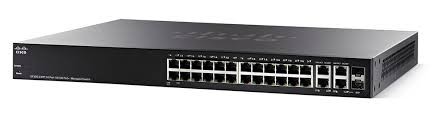 Cisco Switch SF300-24PP com 24x PoE+ 10/100Mbps RJ45, 2x Gigabit RJ45 e ...