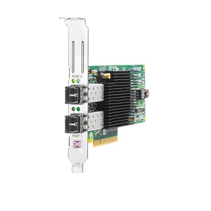 Controladora HP HBA FC Qlogic 82Q 8Gb Dual-Port PCI-e AJ764A - Cinco TI