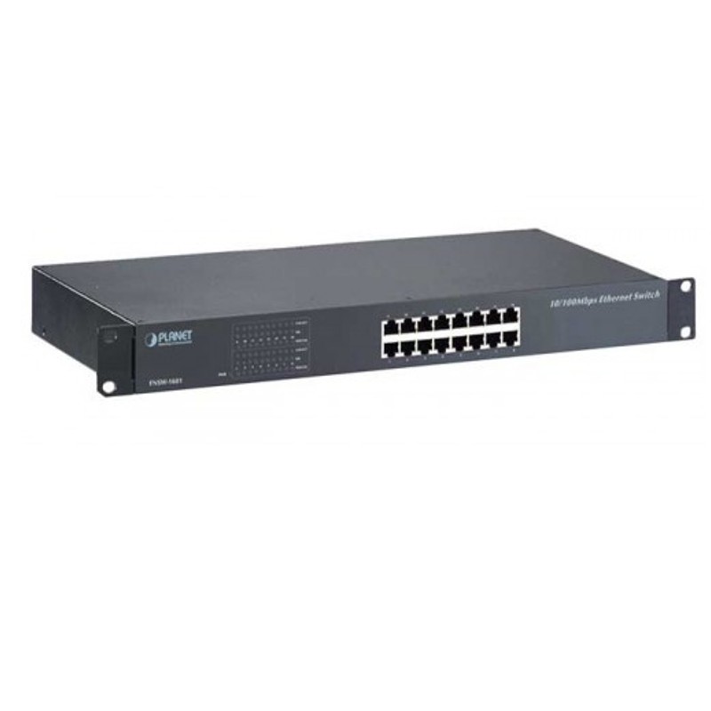 Switch Planet 16 Portas 10/100Mbps Fast Ethernet Switch, FNS-W1601 ...