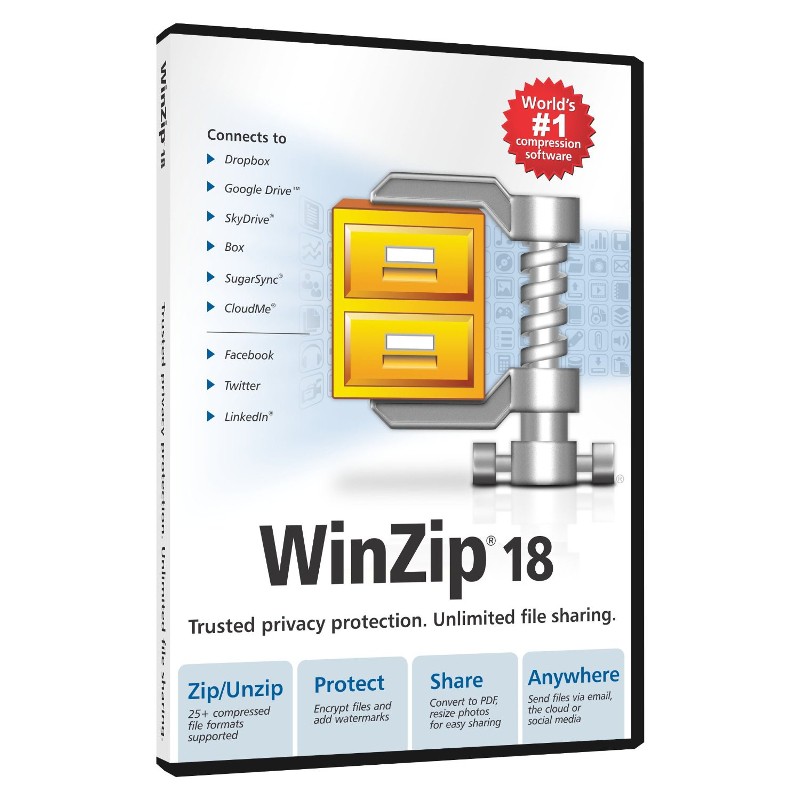 Corel Winzip Standard Lcwz18stdmla Cinco Ti