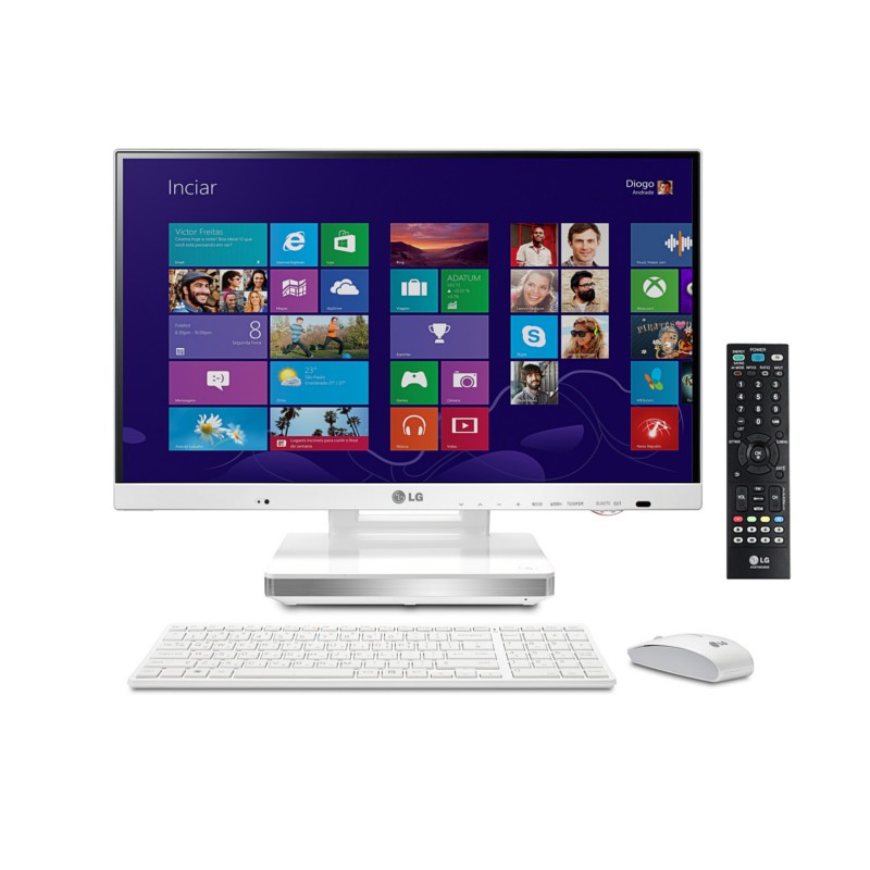 All In One LG Com TV, Intel Core i5–3210M, 23”, 4GB RAM, HD 500GB, Windows 8.1, V320-M.BK31P1 ...